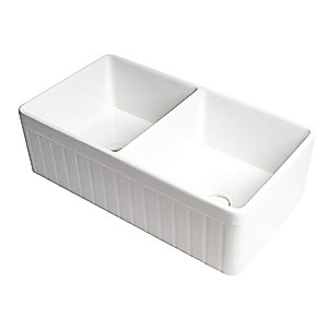 Alfi brand ABF3318D-W Kitchen Sink, White
