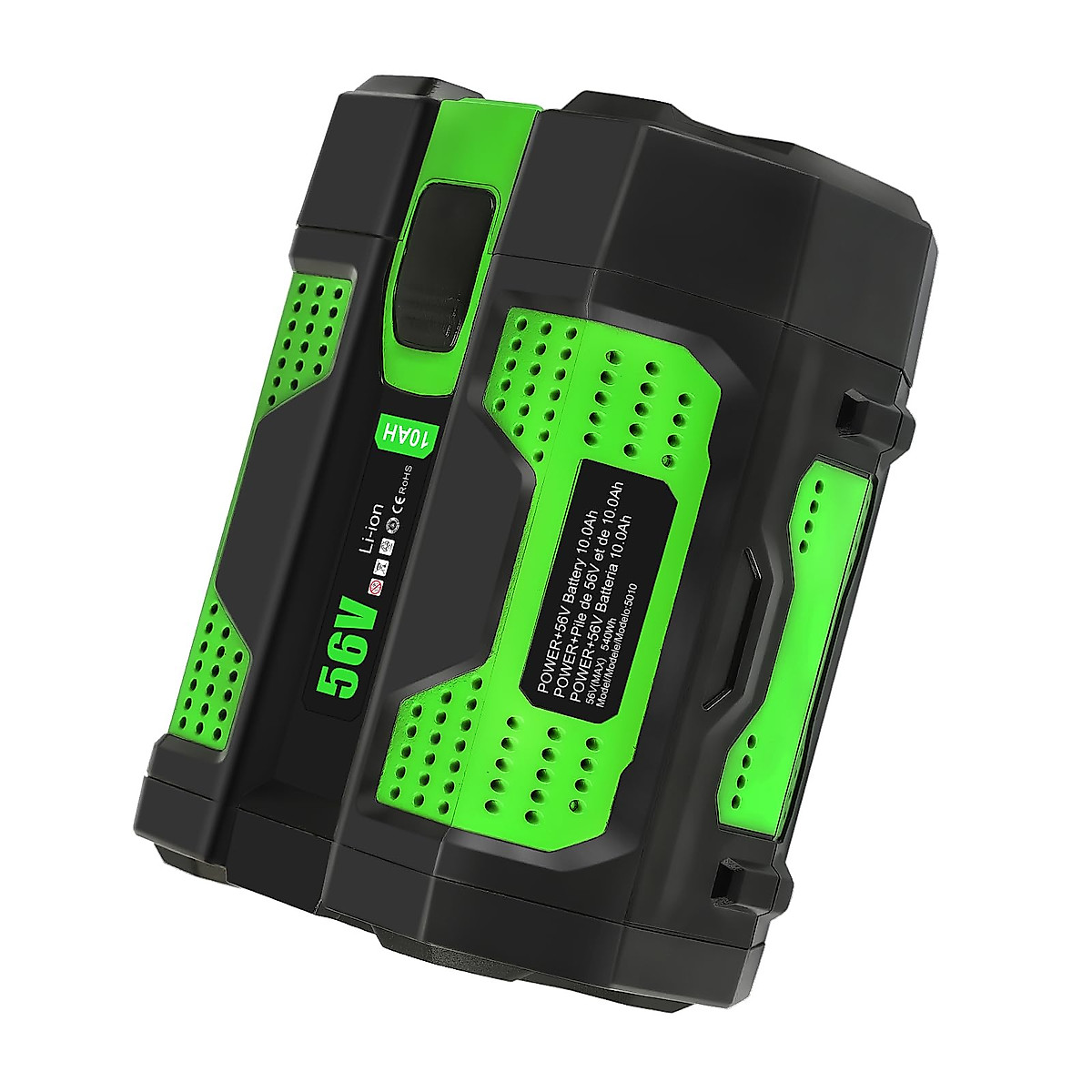 Aoasur 10.0Ah Battery Replacement for EGO 56V Battery （10.0AH-Green）