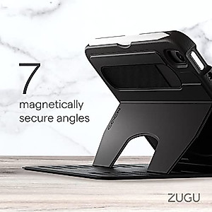 Zugu Case for 2021 iPad Mini 6 - Slim Protective Case - Apple Pencil Pocket - 5 ft. Drop Protection - Secure 7 Angle Magnetic Stand - Sleep/Wake Cover (Fits Model #'s A2567, A2568, A2569)