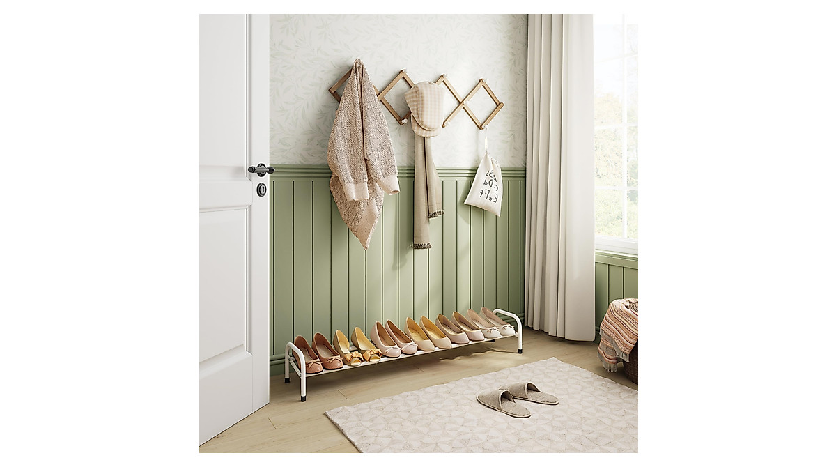 Gewudraw Expandable Shoe Rack - Adjustable Shoe Organizer