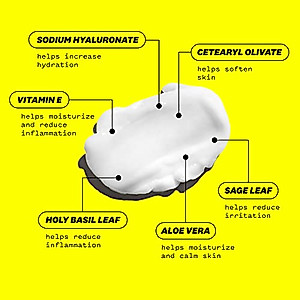 Starface Moisture on Mars, Hydrating Face Cream with Vitamin E and Aloe Vera, Cruelty Free and Oil Free Moisturizer for Acne-Prone Skin, 1.7oz