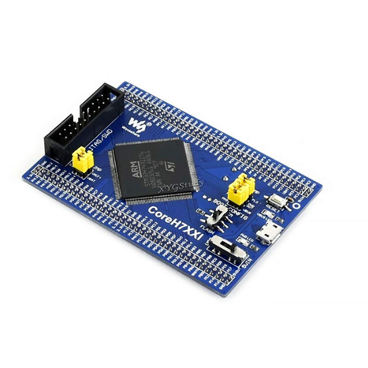 OpenH743I-C Standard, STM32H7 STM32 Development Board Designed for The STM32H743IIT6 Microcontroller Including Mother Board and CoreH743I MCU Core Module @XYGStudy (OpenH743I-C Standard)