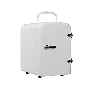 ＫＬＫＣＭＳ Mini Fridge, Skincare Fridge, 4L Car Refrigerator, Mini Refrigerator, for Skincare Cosmetics Bedroom Traveling Lunch