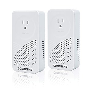 Comtrend G.hn Powerline Adapter with Pass-Through Outlet I 2-Unit Kit (PG-9182PT-KIT)