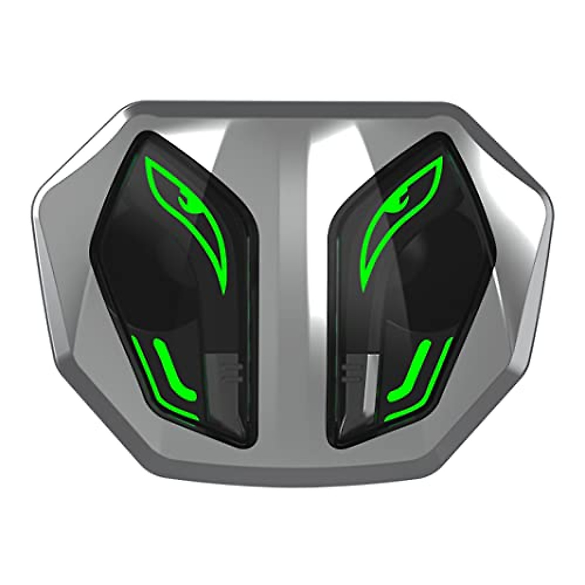 X-nego TWS Wireless Earbuds, Touch Control Bluetooth Headphones Built-in Mic, Waterproof in-Ear Stereo Earphones Deep Bass Headset with Wireless Charging Case for Sport and Work (Silver)