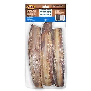 Cadet Gourmet Beef Rib Bones for Dogs - Healthy & Natural Dog Chew Bones - Inspected & Tested in USA, (3 Count)