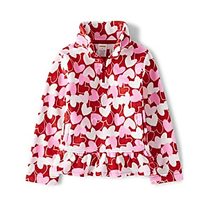Gymboree Girls' and Toddler Long Sleeve Sweaters, Lots of Hearts, 7