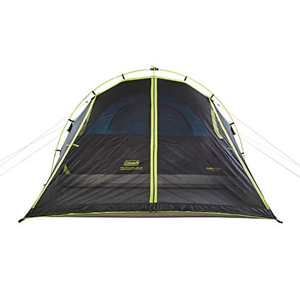 Coleman Carlsbad Dark Room Camping Tent with Screened Porch, 4/6 Person Tent Blocks 90% of Sunlight and Keeps Inside Cool, Weatherproof Tent with Easy Setup and Screened-in Porch