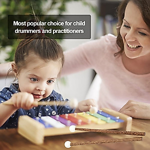 4Pcs Steel Tongue Drum Mallet, Children's Rubber Drumsticks 6.5in Percussion Instrument Parts for Child Drummers and Practitioners