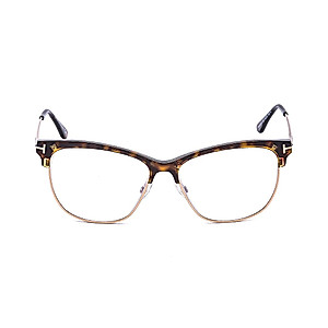 Tom Ford Blue Block Eyeglasses TF5546B 052 Havana/Gold 54mm FT5546