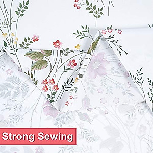 ASPMIZ Floral Tablecloth, Wild Flower Table Cloth, Spring Summer Waterproof Wrinkle Free Tablecloth for Outdoor, Picnic, Camping, Party, Kitchen, Dining Room, Rectangle 60 x 84 inch