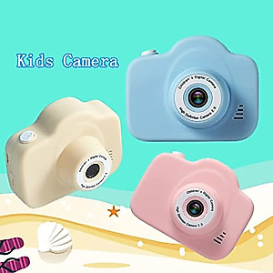 Digital Camera for Kids - 1080P Boys Girls Toys Video Recorder Photography Toys - 2.0 LCD Mini Camera HD Children's Sports Camera for Birthday Festival Gift with 32GB SD Card (Yellow)