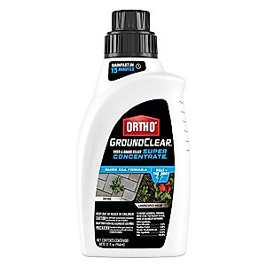 Ortho GroundClear Weed & Grass Killer Super Concentrate1 Fast-Acting Formula Kills the Toughest Weeds and Grasses, 32 fl. oz.