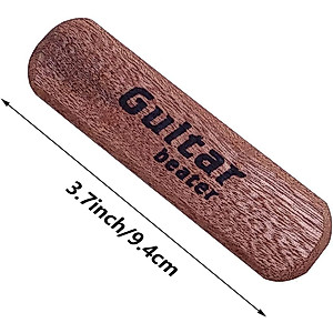 TUOREN 4pcs Finger Sand Shakers Rhythm Beater Board Hand Percussion Instrument Set Playing Accompaniment on Guitar Ukulele Cajon Drum Accessory