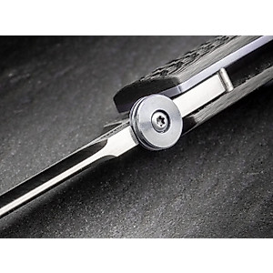 BÖKER PLUS IcePick Folding EDC Pocket Knife, Carbon Fiber Scales, Anodized Hardware, VG-10 Blade, Designed by Chuck Gedraitis