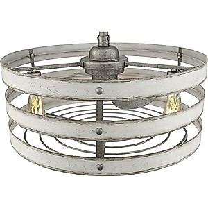 Progress Lighting P250012-141-22 Gulliver Ceiling Fans, 18-1/8" x 23-1/2", Gray