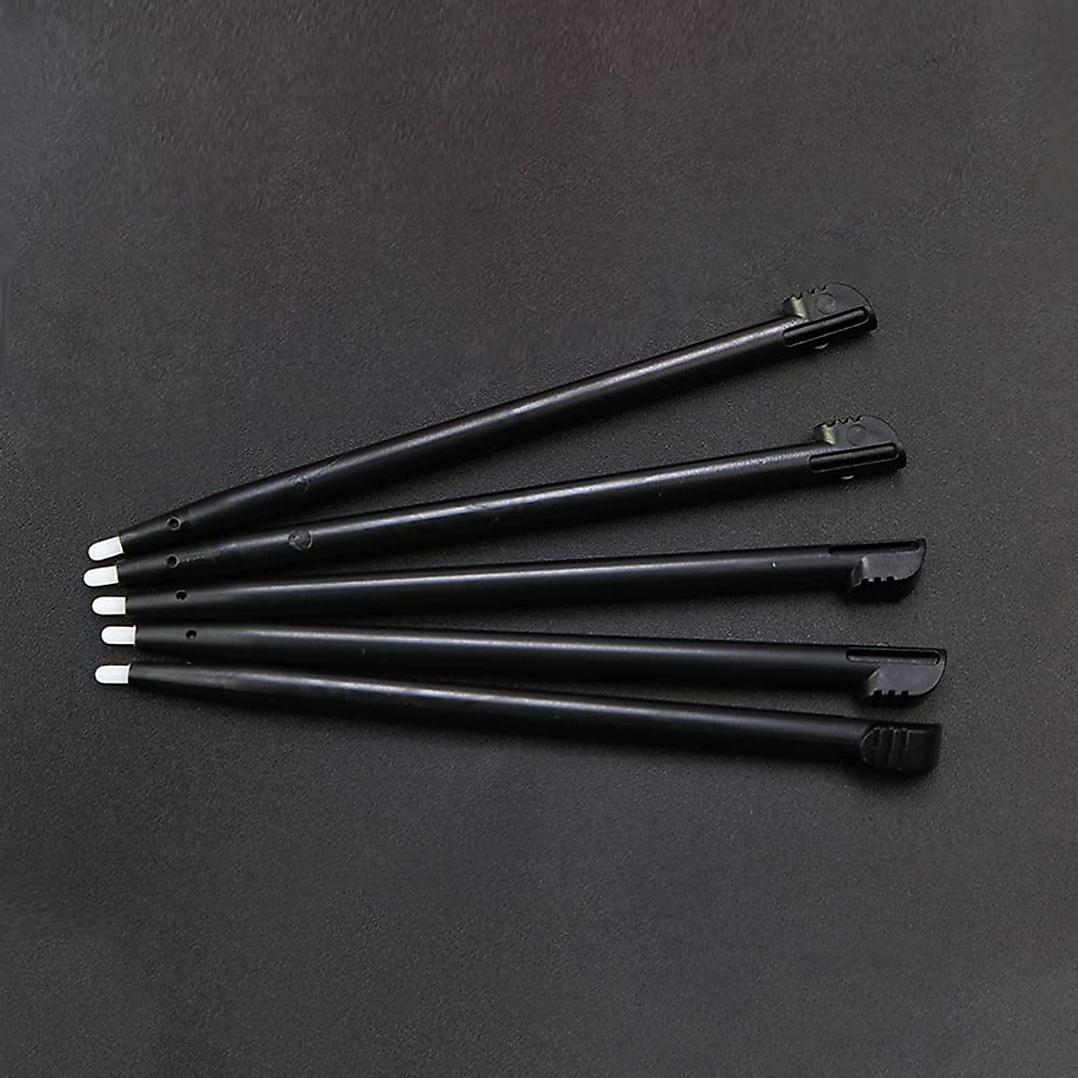 5pcs Plastic Touch Stylus Pen Replacement for Nintend DSi XL LL DSiLL NDSiXL Plastic Touchpen Pencil (5pcs Black)