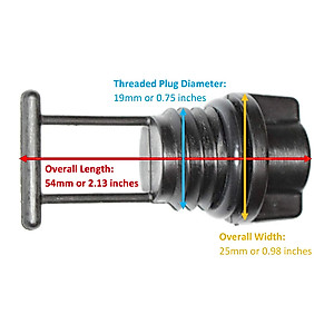 Aftermarket Kayak Plastic Direct Hull Drain Plug Sit-On-Top & Touring Kayak Plug (2)