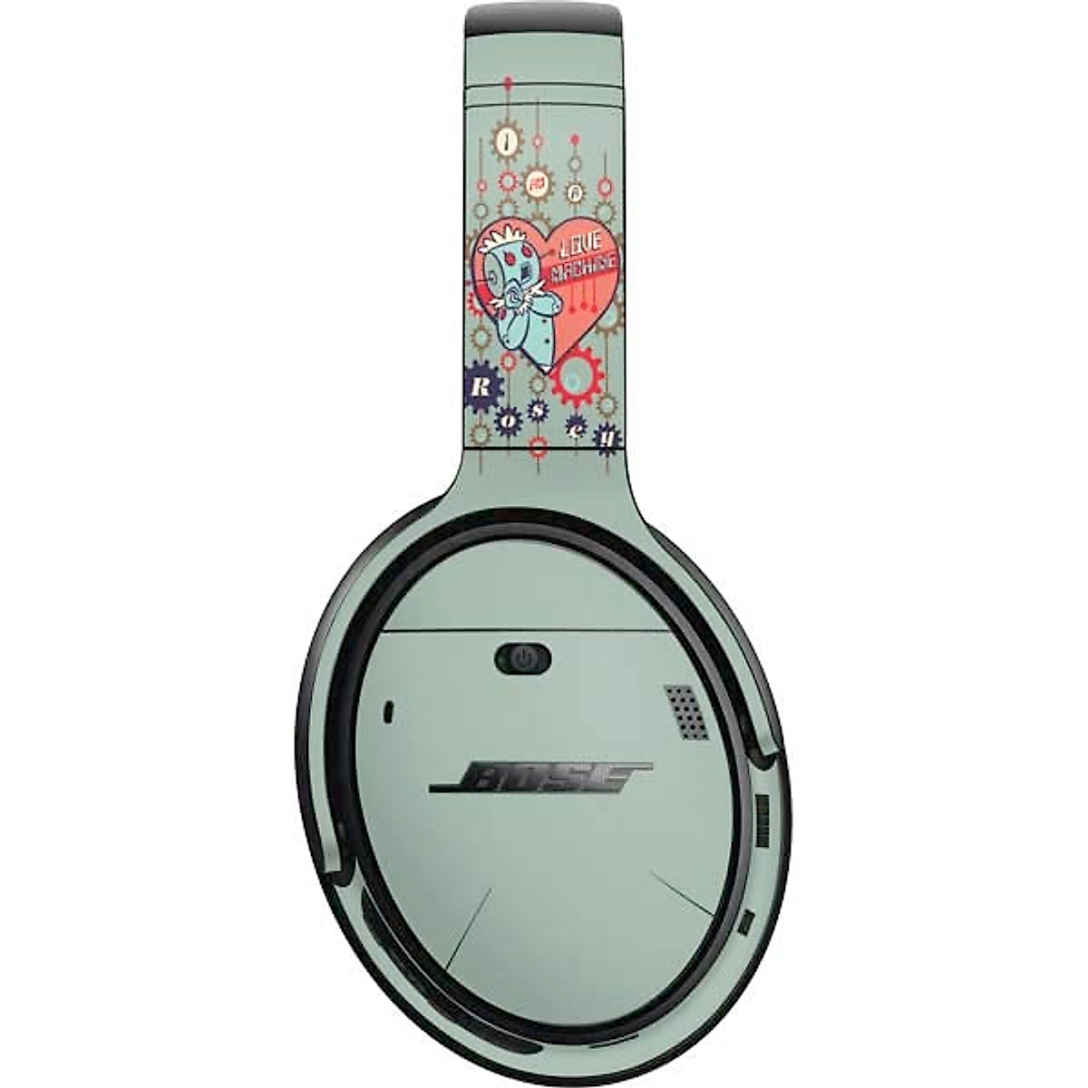 Skinit Decal Audio Skin Compatible with Bose QuietComfort 35 Headphones - Officially Licensed Warner Bros Love Machine Design
