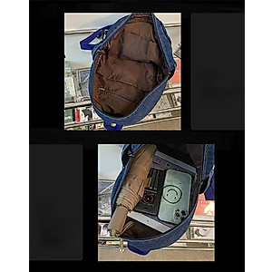 XPONNI Small Backpack Purse for Teen Girls Grunge Accessories Purse Backpack for Women Mini Backpack Purse (Light blue)