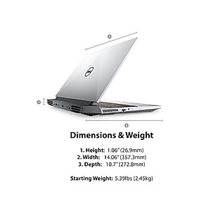 Dell G15 Ryzen Edition Gaming Laptop, 15.6-inch FHD 165Hz LED-Backlit Display, AMD Ryzen 7 5800H (8-Core), RTX 3060 6G GDDR6, 32GB RAM, 1TB SSD, Backlit Keyboard, WiFi 6, Win 10 Home (Renewed)