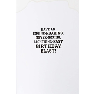 Greeting Card Rev It Up - Monster Truck Happy Birthday Have An Engine-Roaring, Never Boring, Lightning Fast Blast