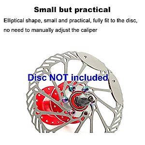 ONGHSD Bicycle Brake Pad Alignment Tool, 2PCS MTB Disc Brake Pad Adjusting Tool Bike Brake Rotor Pads Mounting Assistant Tools Adjust Spacer Mountain Bike Disk Repair Tool Cycling Accessories