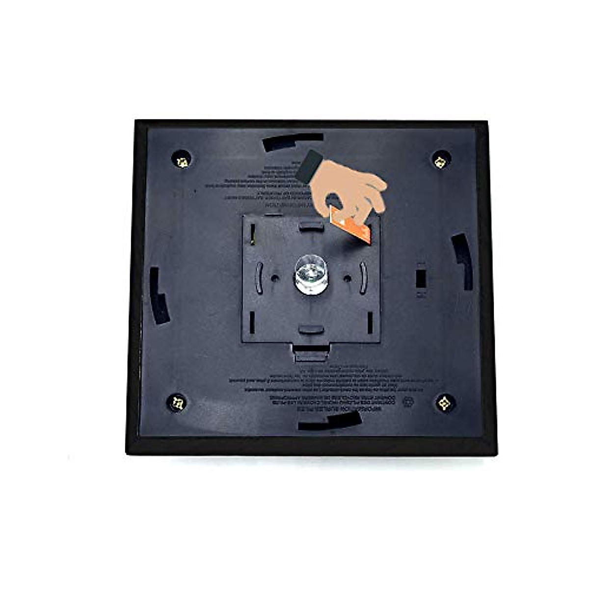 CHEEKON 5-1/2 x 5-1/2 Solar Post Cap Lights, Metal and Glasses, Bronze, Wood Post Fence Post Cap Outdoor Garden Yard Deck Street Top Wall