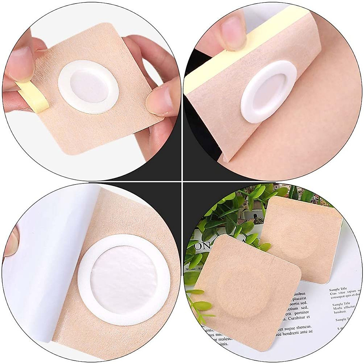 Healifty 20pcs Baby Navel Sticker Swimming Belly Band Disposable Baby Bathing Abdomen Sticker Umbilical Cord Patch for Baby Toddler Newborn Belly Button Protector