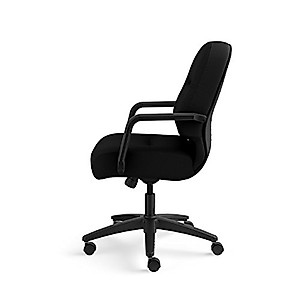 HON Executive Chair - Pillow-Soft Series Mid-Back Office , Black (H2092)