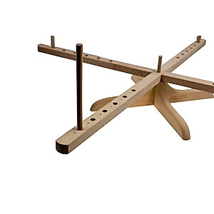 Stanwood Needlecraft Tabletop Amish Style Wooden Yarn Swift 2.5-6 feet