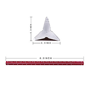 Mr. Pen- Small Scale Ruler, Architectural Scale, 6 Inch Ruler, 2 Pack, Pocket Size, Engineer Scale Ruler, Engineer Ruler, Pocket Ruler, Small Architectural Scale, 6 Inch Scale, Engineers Scale Ruler