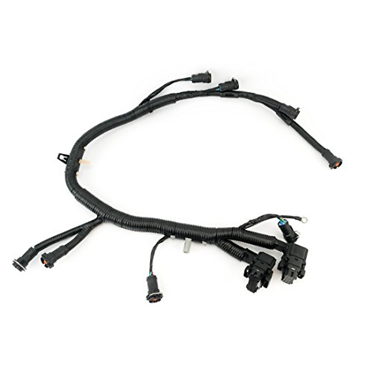 FICM Engine Fuel Injector Complete Wire Harness - Replaces Part 5C3Z9D930A, 5C3Z-9D930-A - Compatible with Ford Vehicles F250 F350 F450 F550 - Powerstroke 6.0L Diesel - 2003-2007