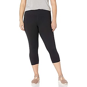 Just My Size Active Plus Size Capri Leggings, Stretch Jersey Capri Pants