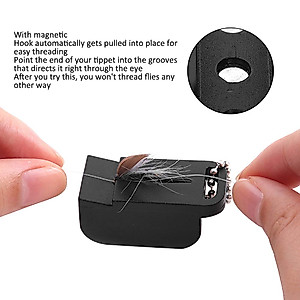 BTIHCEUOT Fly Fishing Tool, Magnetic Fish Hook Threader, Practical Fish Hook Threader, Professional Practical for Sea/Fishing Fishing Lover