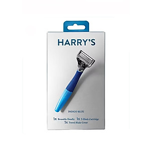 Harry's Razor With 2 Blade Cartridges Navy Blue