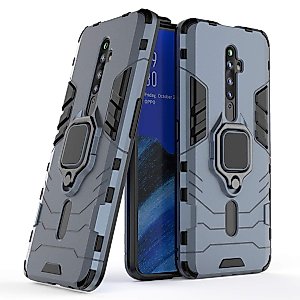 J&H Phone Case for Oppo Reno2 F,Ring Holder Case for Oppo Reno2 F, Finger Loop Case with 360 Degree Rotatory Ring Stand for Oppo Reno2 F