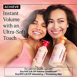 Eva NYC Lift Off Volume Shampoo, Moisture-Rich Volumizing Shampoo for Fine Hair, Daily Hair Shampoo for Thick and Full Locks, GMO-Free & Color-Safe Volumizing Hair Products, 8.8 oz