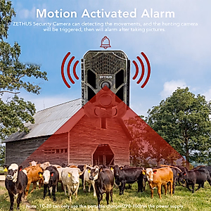 ZETHUS 2.7K 20MP Trail Camera, Game Camera with Night Vision 0.2s Trigger Time 120° 100ft Motion Activated, IP66 Waterproof Hunting Camera 2.8”LCD Screen and Rechargeable Power for Wildlife Monitoring