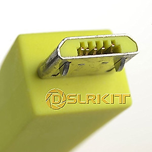 Logitech UE BOOM Bluetooth Speaker Micro USB Cable 22AWG 1.2M 4ft Max 2.5A Yellow