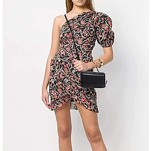 Touch Screen Phone Bag Small Crossbody Bag Shoulder Handbag, RFID Blocking Wallet for Women (#01 Black)