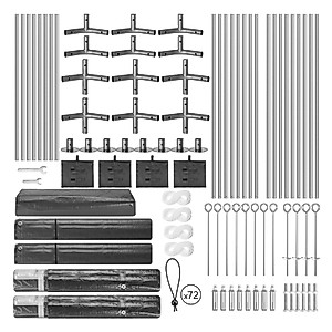 10x20FT Carport, Heavy Duty Carport Canopy with 4 Load-bearing Sandbags, Roll Up Mesh Window, PE Waterproof Canopy, Reinforced steel pipes 1.3mm Tube Wall Thickness for Cars, Truck (Grey)