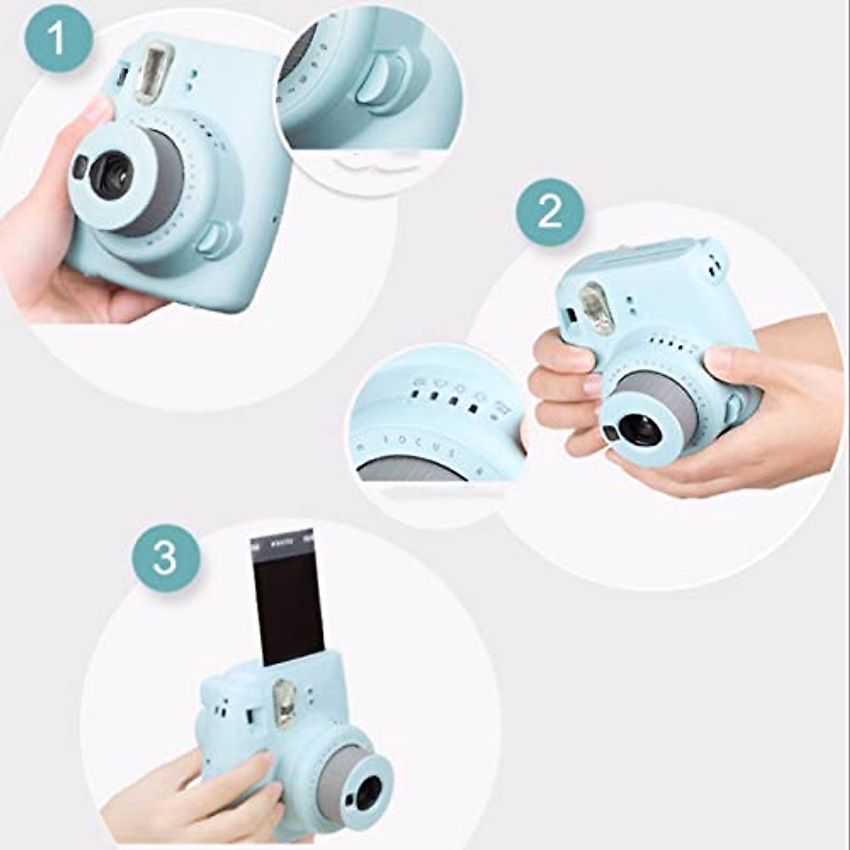 LKYBOA Children's Digital Camera, Kid-Type Student Portable Toy Can Take Pictures and Printable Cute Baby Mini (Color : A)
