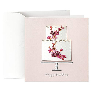 Hallmark Signature Birthday Card for Her (Cake)