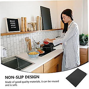 UPKOCH 2pcs Induction Trivet Reusable Kitchen for Insulated Non-Stick Appliance Pot Slip Cooking Silicone Top Pads Countertop Anti-Slip Pad Proof Stick Non Mat Placemat Protector