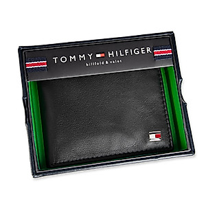 Tommy Hilfiger Men's Leather Wallet- Bifold With RFID Technology