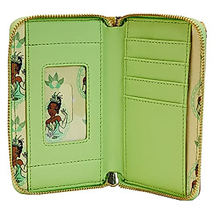 The Princess and the Frog Princess Scene Zip Around Wallet