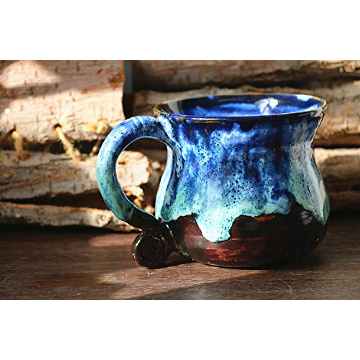 Coffee mug, pottery mug, Unique mug, 21 Oz, handmade ceramic mug, coffee lover, coffee mug pottery, Personalized mug, unique gift