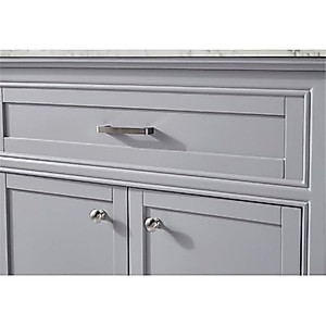 Elegant Kitchen and Bath 30 inch Single Bathroom Vanity Cabinet Set - Light Grey