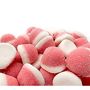 Funtasty Gummy Candy Pink Strawberry Puffs - Bulk Pack 2 Pounds